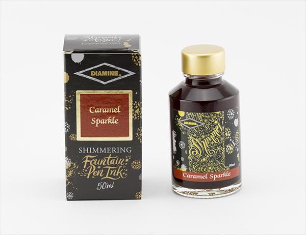 Diamine Shimmer Ink - Caramel Sparkle – Lemur Ink