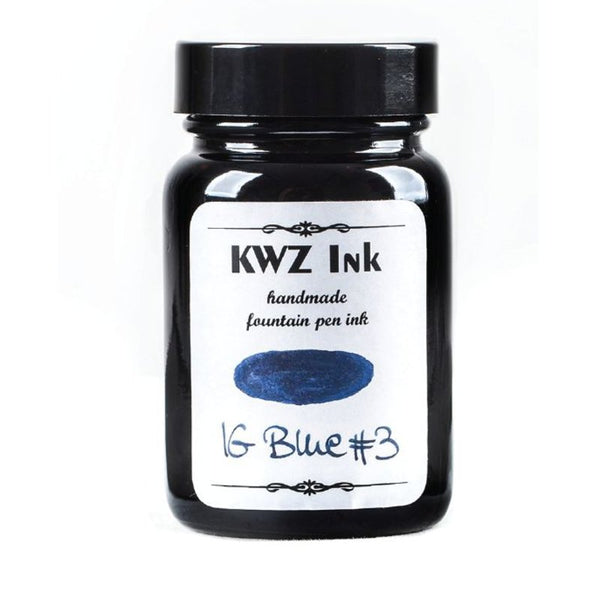 KWZ Iron Gall Blue #3 - (60 mL Bottled Ink) – Lemur Ink