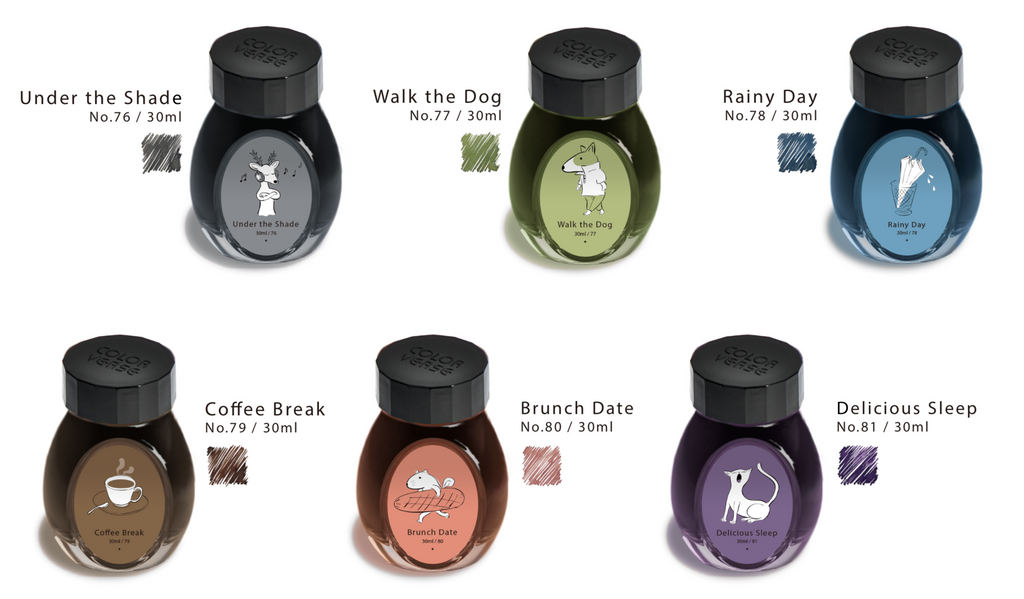 Colorverse Under The Shade - Season 6 Earth Edition (30 mL Bottled Ink ...